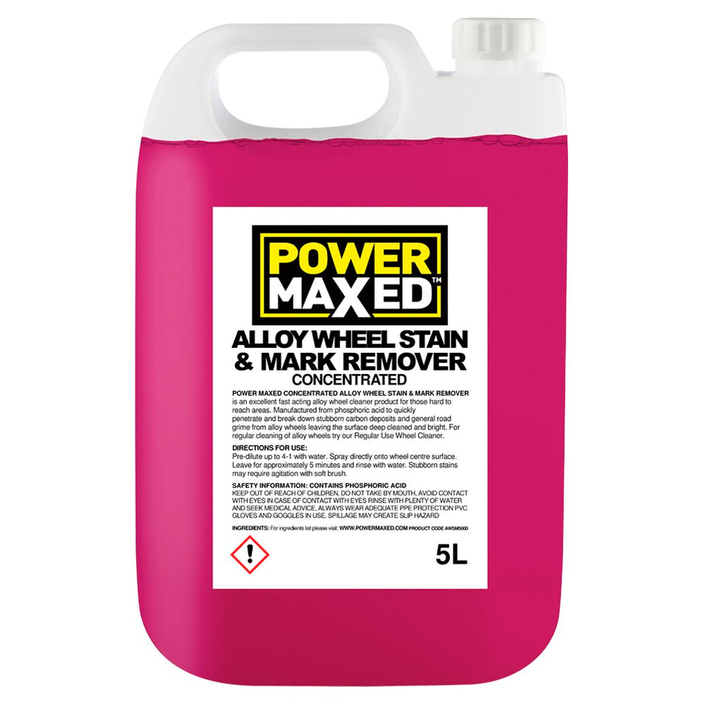 Power Maxed Alloy Wheel Stubborn Stain/Mark Remover (Phosphoric Acid ...
